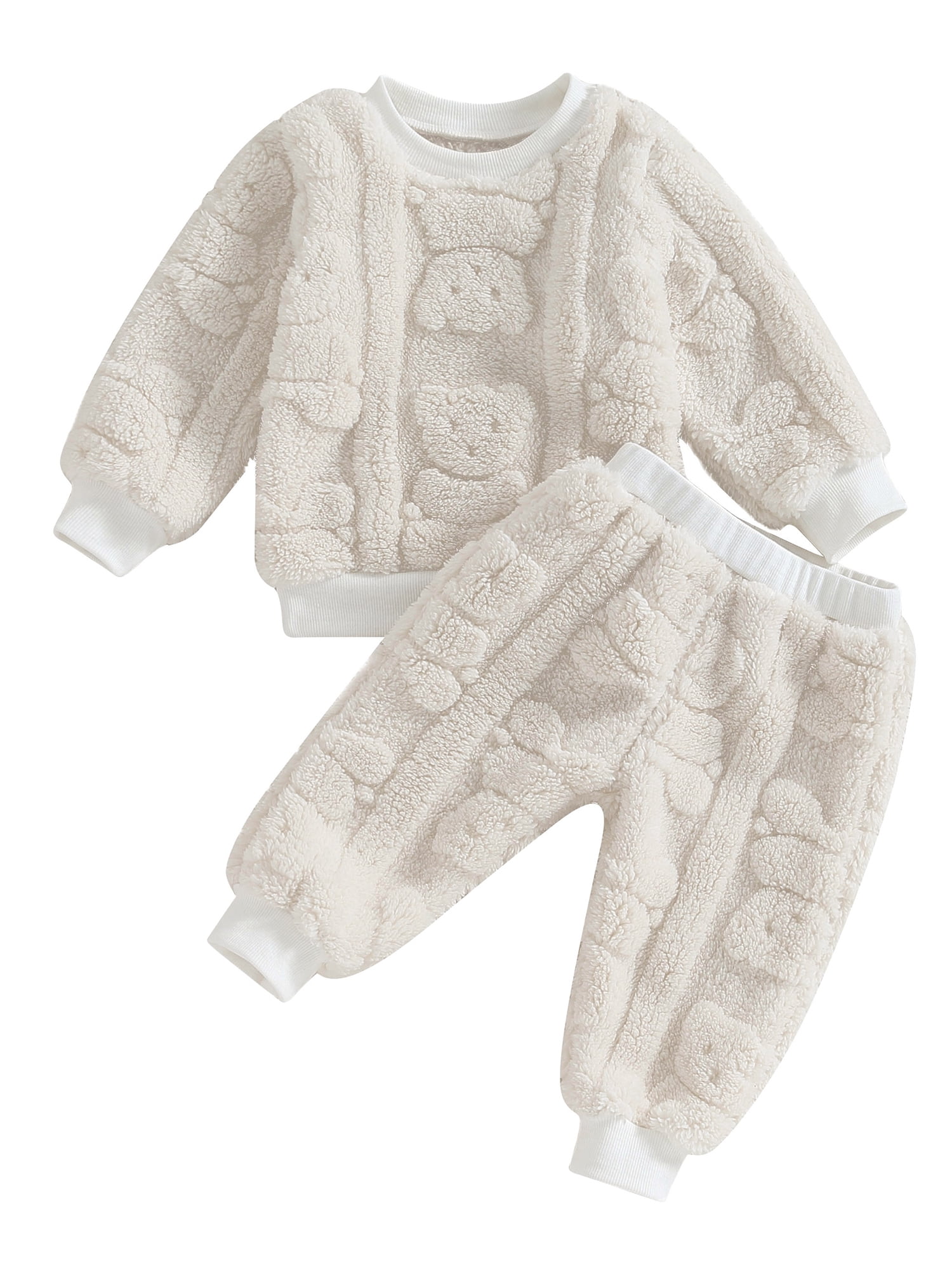 jaweiwi Baby Toddler Boys Winter Furry Clothes Set, 9M 12M 18M 24M 2T ...