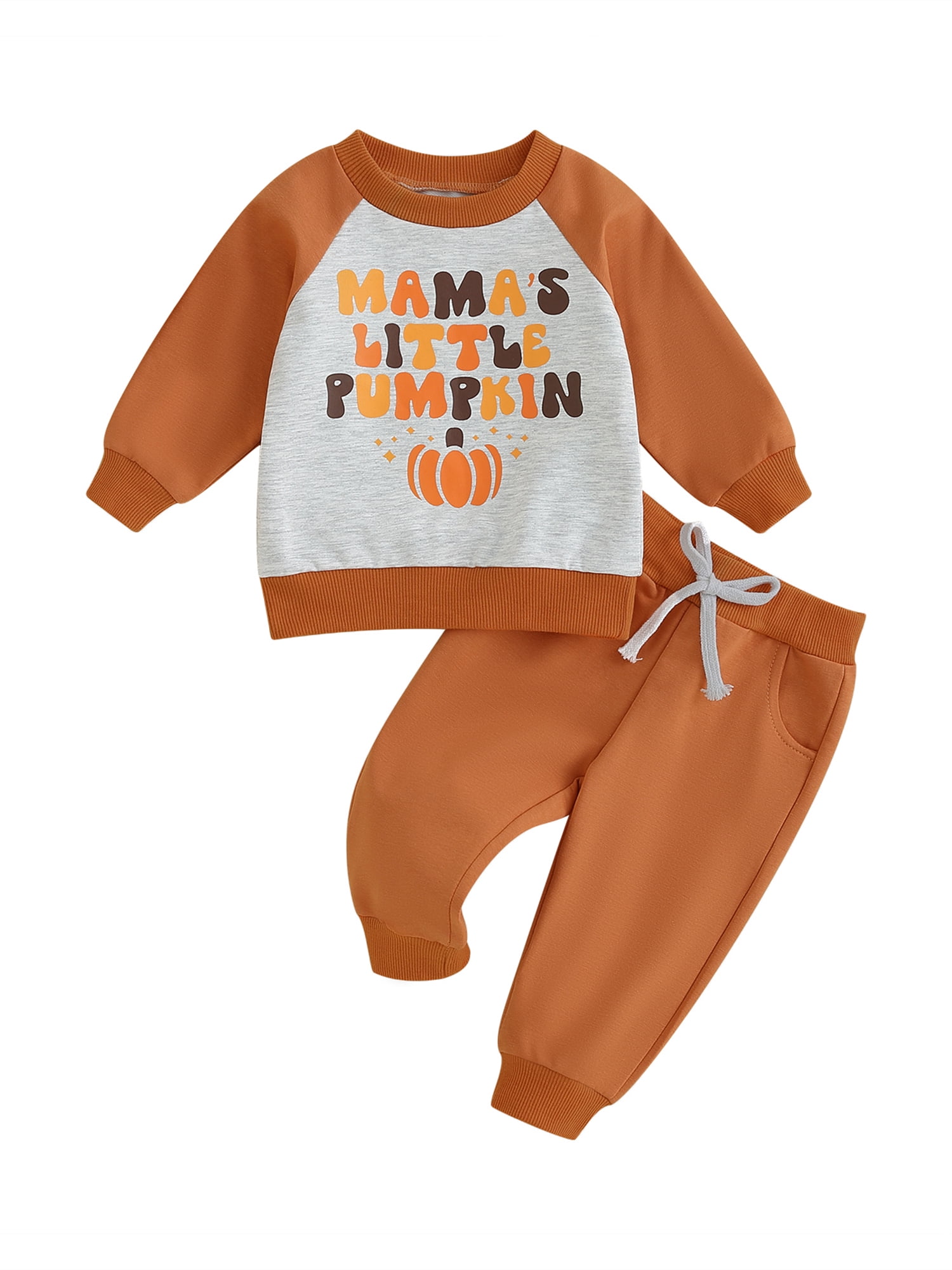 jaweiwi Infant Toddler Baby Halloween Clothes Set 0 6M 12M 18M 24M 2T 3T Cartoon Pumpkin Letter ...