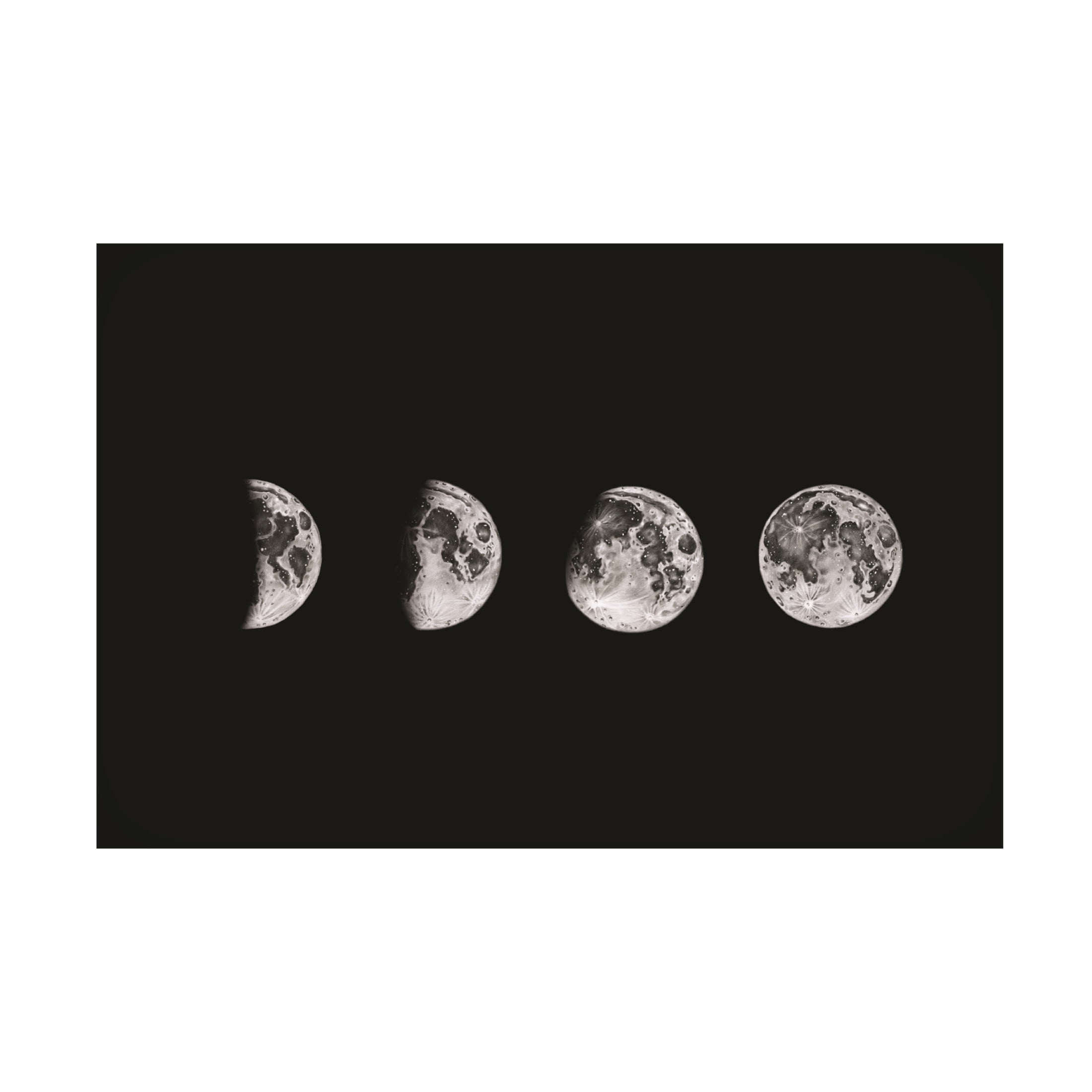jay stanley 'Lunar Phases' Canvas Art - Walmart.com