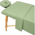 jaycorner. Natural Cotton Massage Table Sheet Set, 3-Piece Spa Linen ...