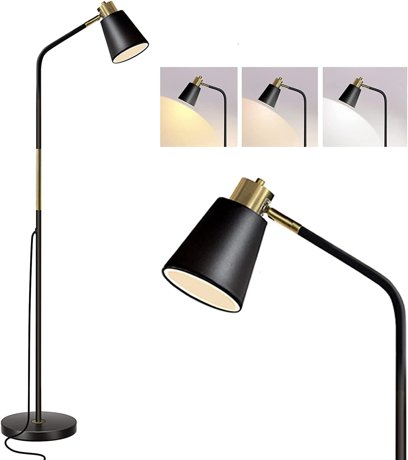 jdhdgsv Floor Lamp Industrial Floor Lamps for Living Rooms Rustic ...