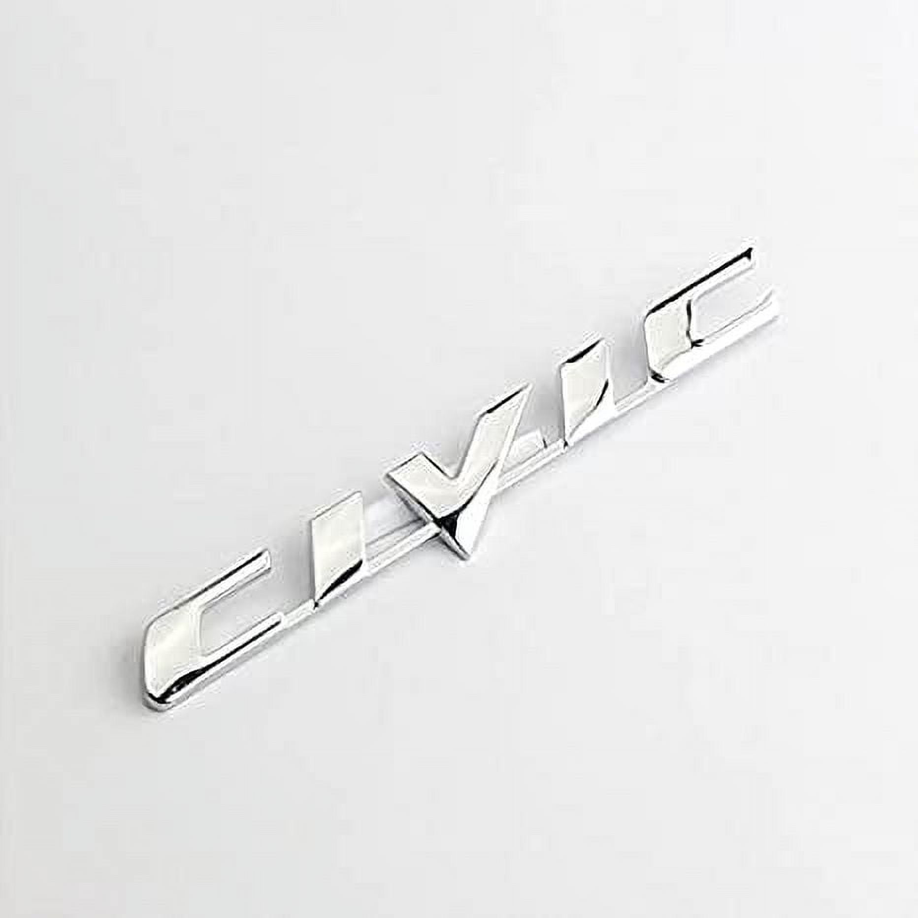 jdmotive Chrome 3D Car Emblem Decoration Rear Trunk Tail Civic 2006 ...