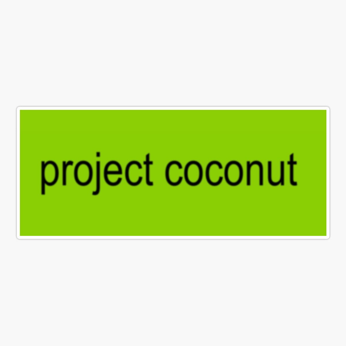 ject Coconut Art Vinyl Decal Sticker - Walmart.com