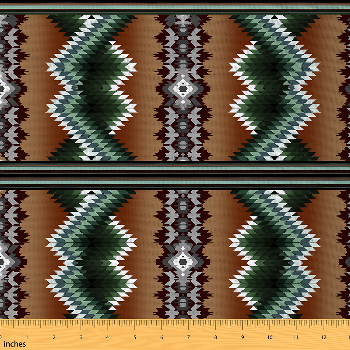 jejeloiu Ancient Aztec Print Fabric by the Yard 3 Yards,Bohamian ...