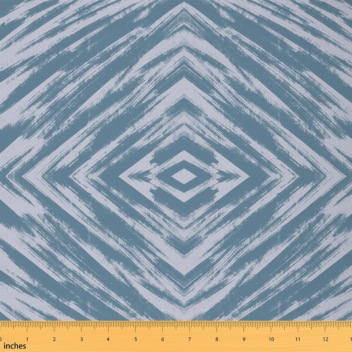 jejeloiu Blue Graffiti Geometric Fabric by the Yard 1 Yard,Modern ...