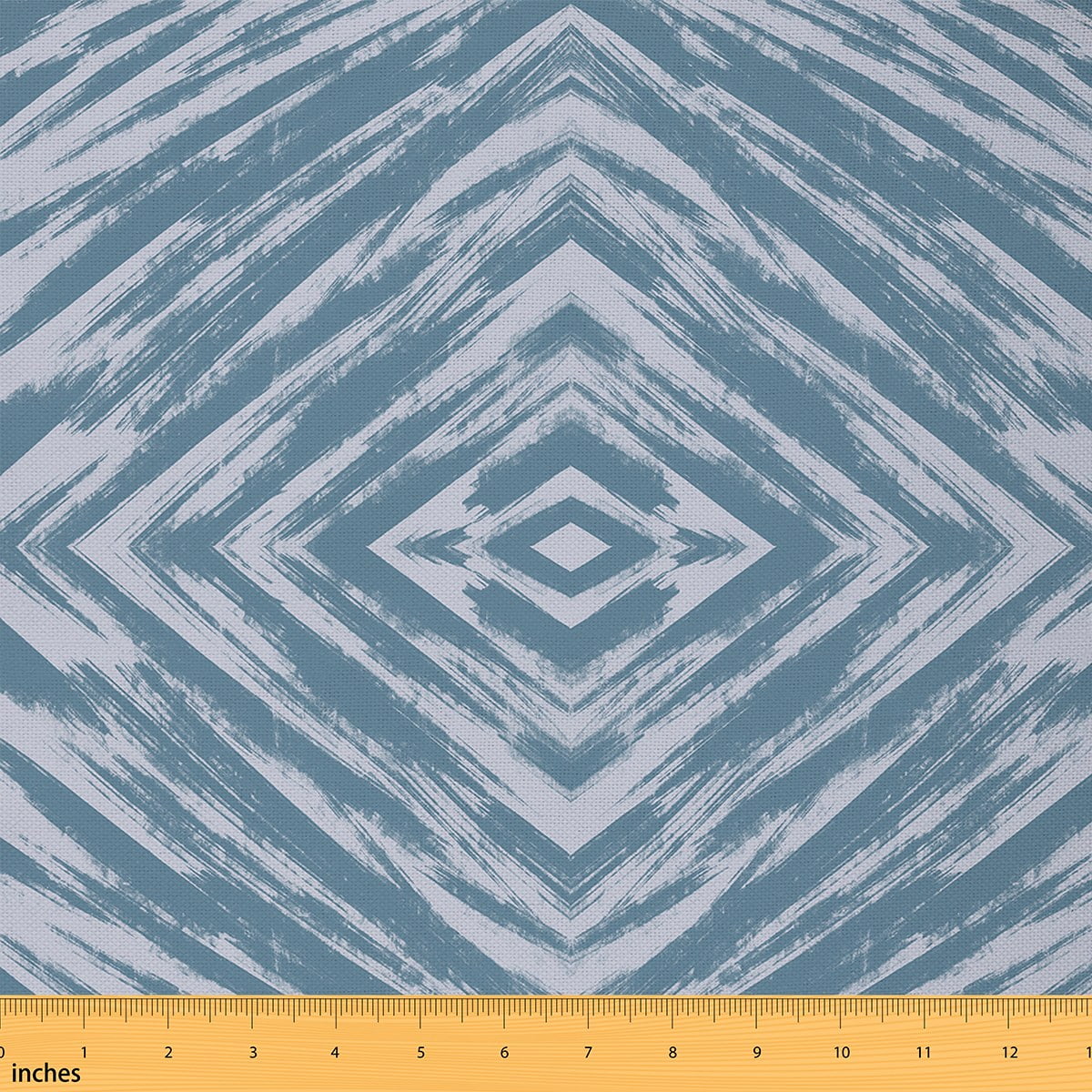 jejeloiu Blue Graffiti Geometric Fabric by the Yard 10 Yards,Modern ...