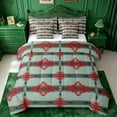 jejeloiu Earthy Tribal 7 Pieces Full Size Bedding Sets,Native Print ...