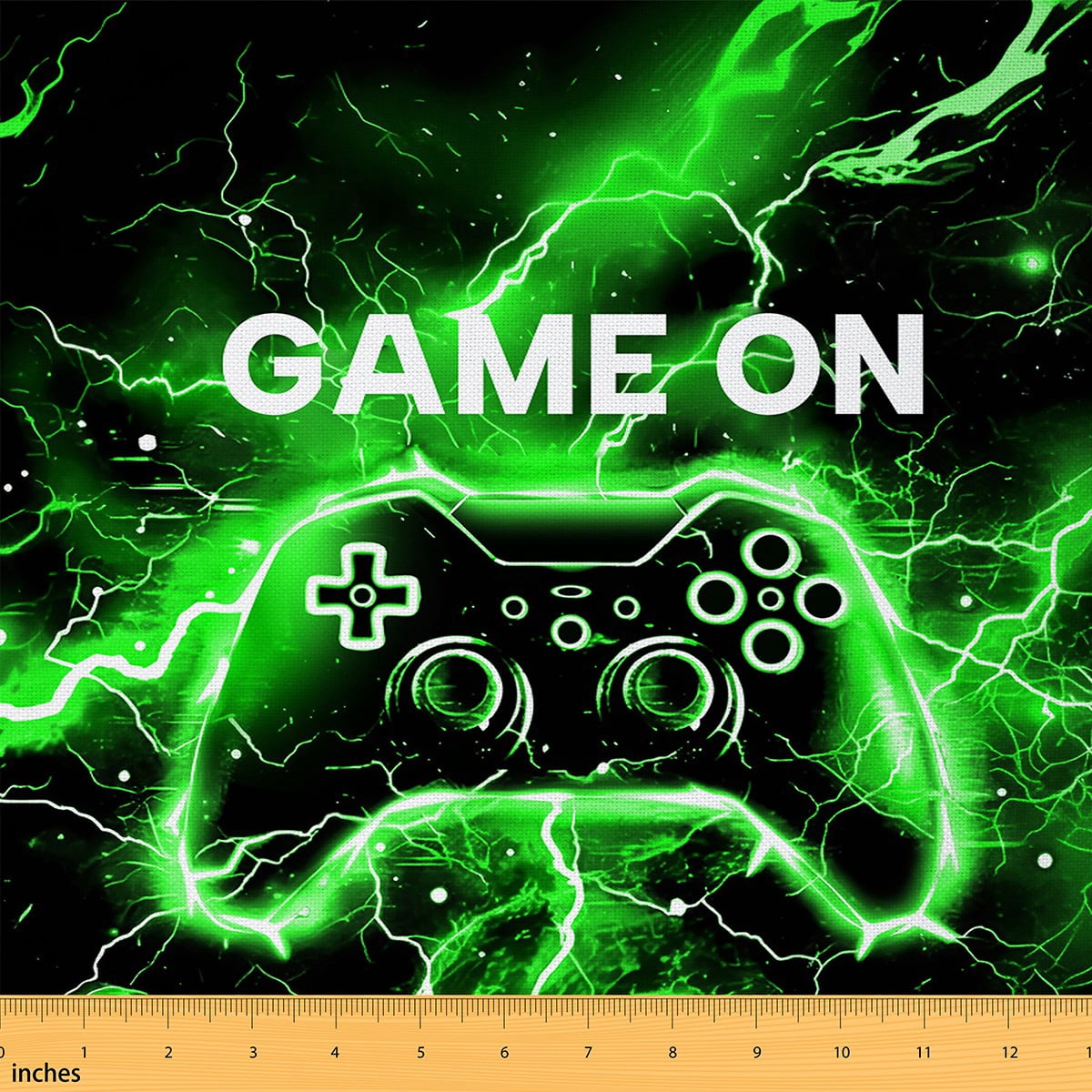 jejeloiu Gamer Gaming Fabric by the Yard 1 Yard,Modern Video Game Home ...