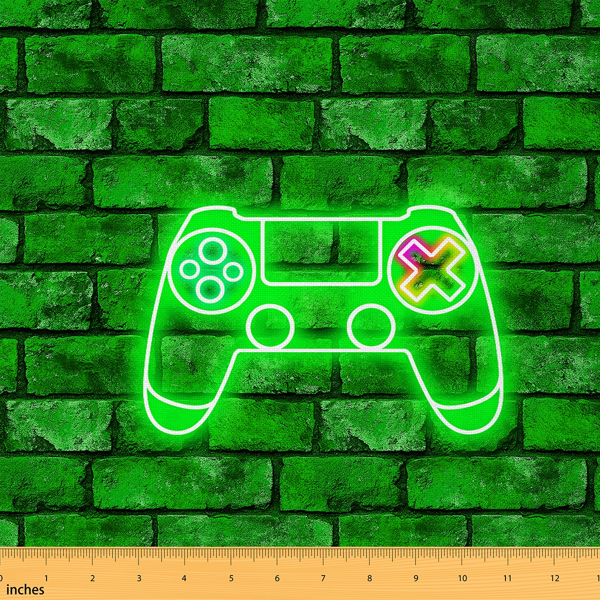 jejeloiu Gamer Gaming Fabric by the Yard 3 Yards,Modern Video Game ...