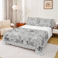 jejeloiu Neutral Paisley King Sheets For Men Women,Floral Pattern ...