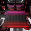 jejeloiu Abstract Geometric Grid 7 Pieces Bedding Comforter Set ...