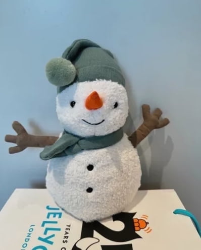 jellycat Snowman Maddie Christmas Stuffed Animal - Walmart.com