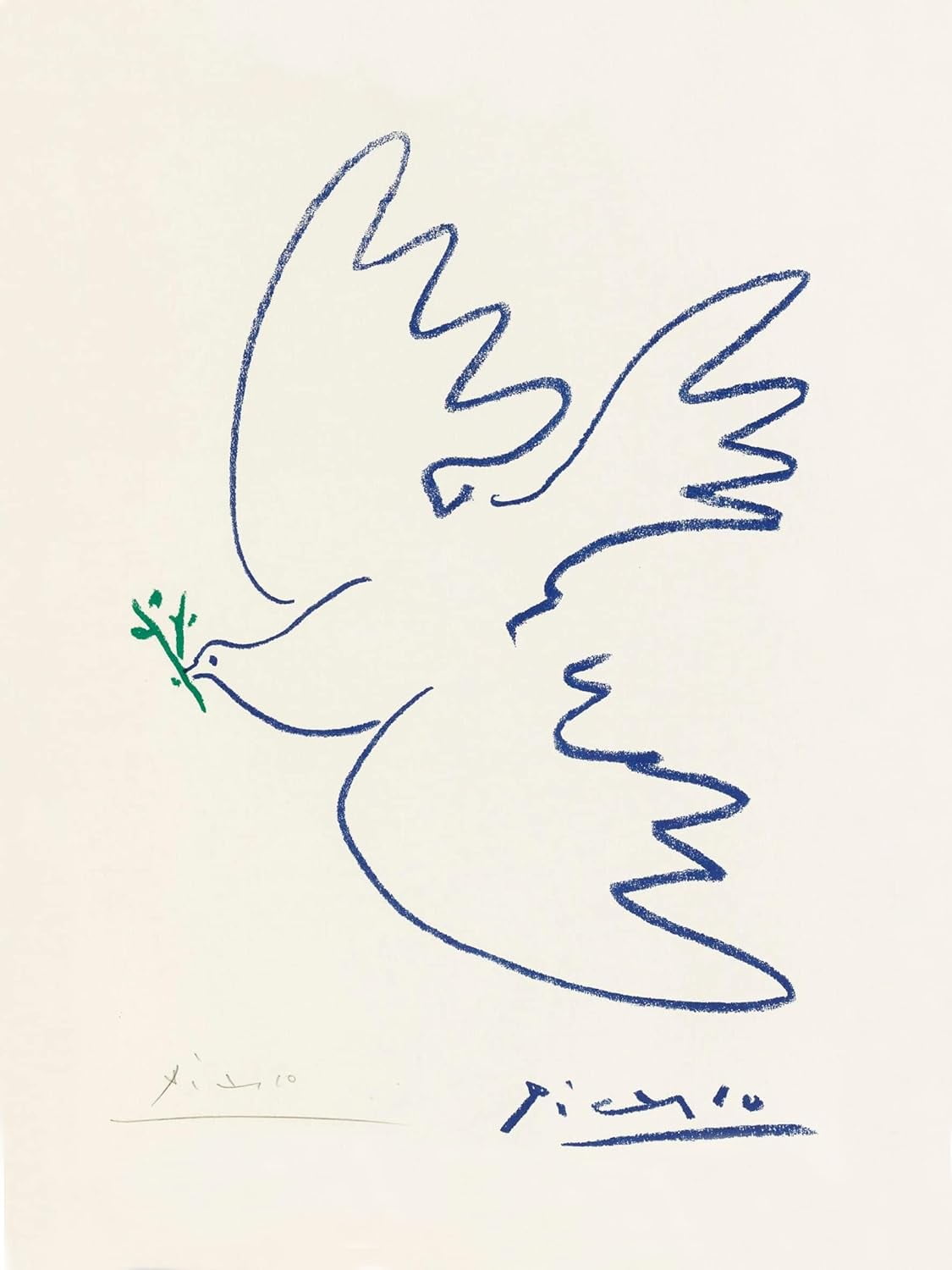 jenesaisquoi Picasso Wall Art The Dove of Peace Art Print Picasso ...