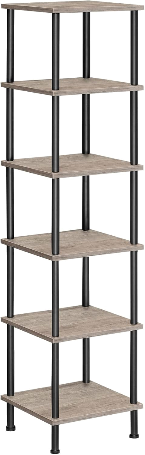 jhgdfybl 6-Tier Corner Shelf Corner Rack Display Shelf Tall Storage ...