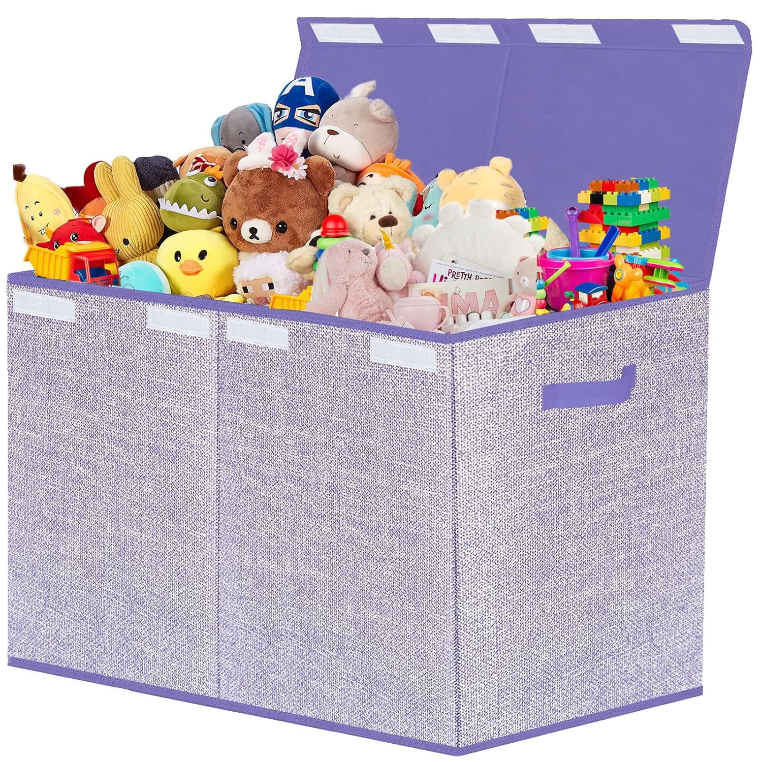 sdecl HCOCM Toy Storage Bins Large Toy Box Chest with Lids Foldable ...