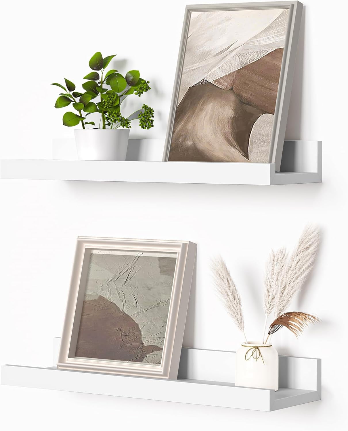 hujikou Picture Shelf Floating Shelves 48 Inches Picture Shelf for Wall ...