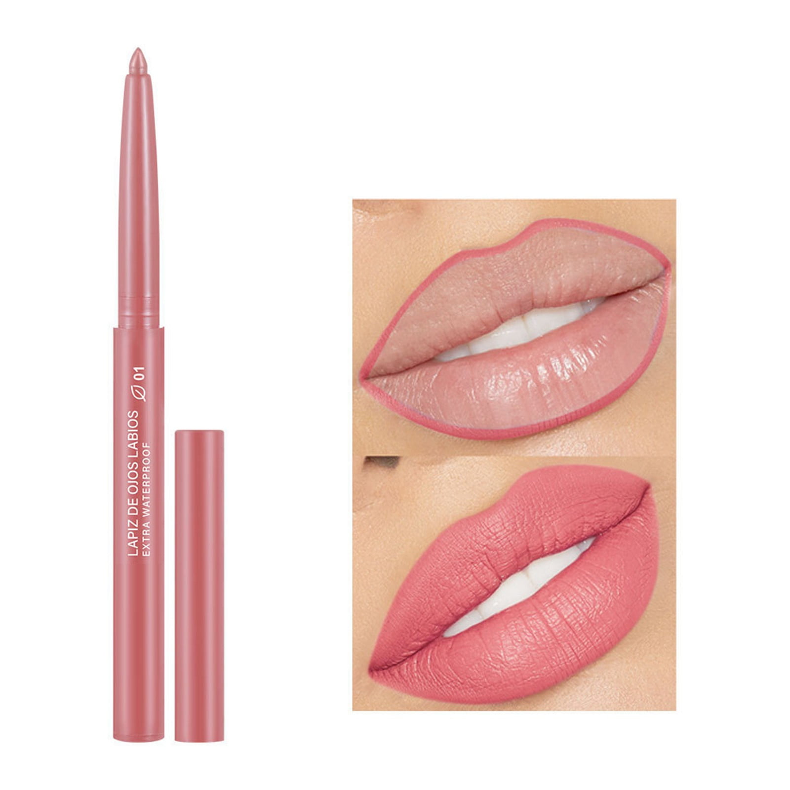 jhiwgzj Lip Stick for Women, Lipstick Lip Liner Women's Hook Line Lip ...