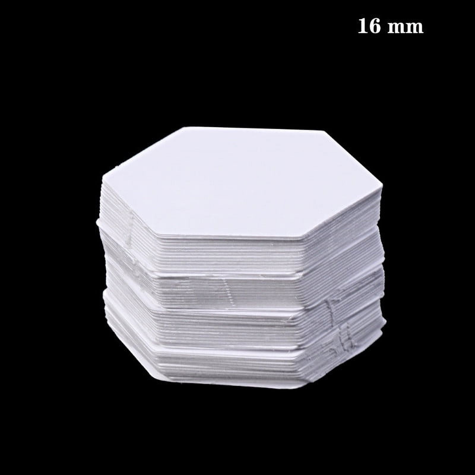 jiacuix 100Pcs Hexagon Templates For Patchwork Paper Quilting Sewing ...