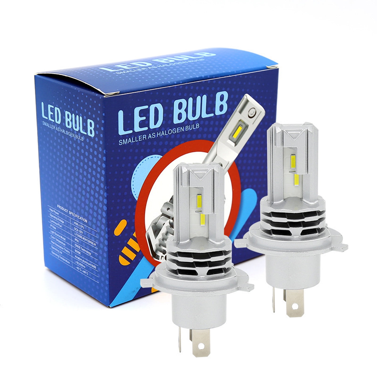 jiacuix Automotive LED Front Headlights A82 Lens High-power With ...