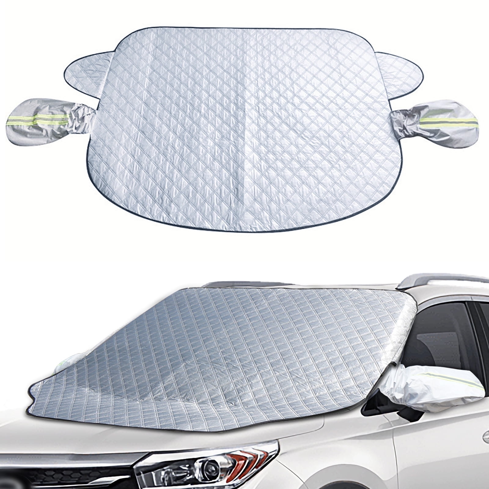 jiacuix Car Windshield Sun Shade, Windshield Covers With Magnetic Edges ...
