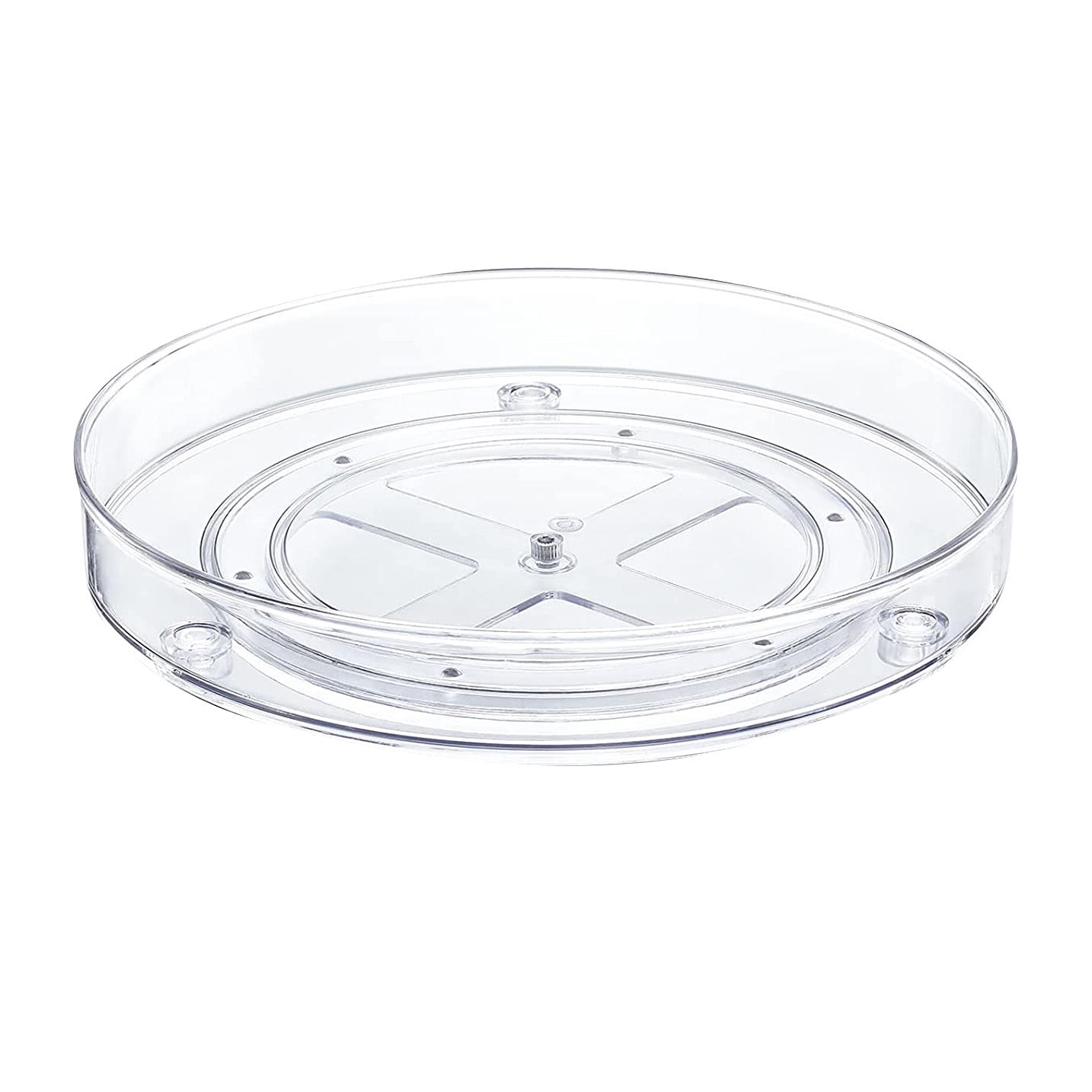 jiacuix Clear NonSkid Organizers Turntable Rack For Kitchen Cabinet ...