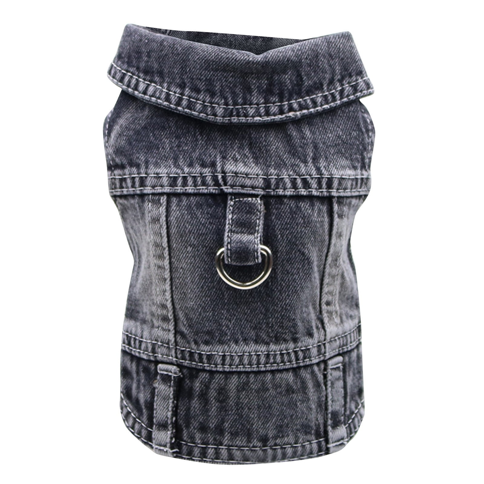 jiacuix Dog Jeans Jacket Denim Coat For Small Medium Girl Boy Dogs ...