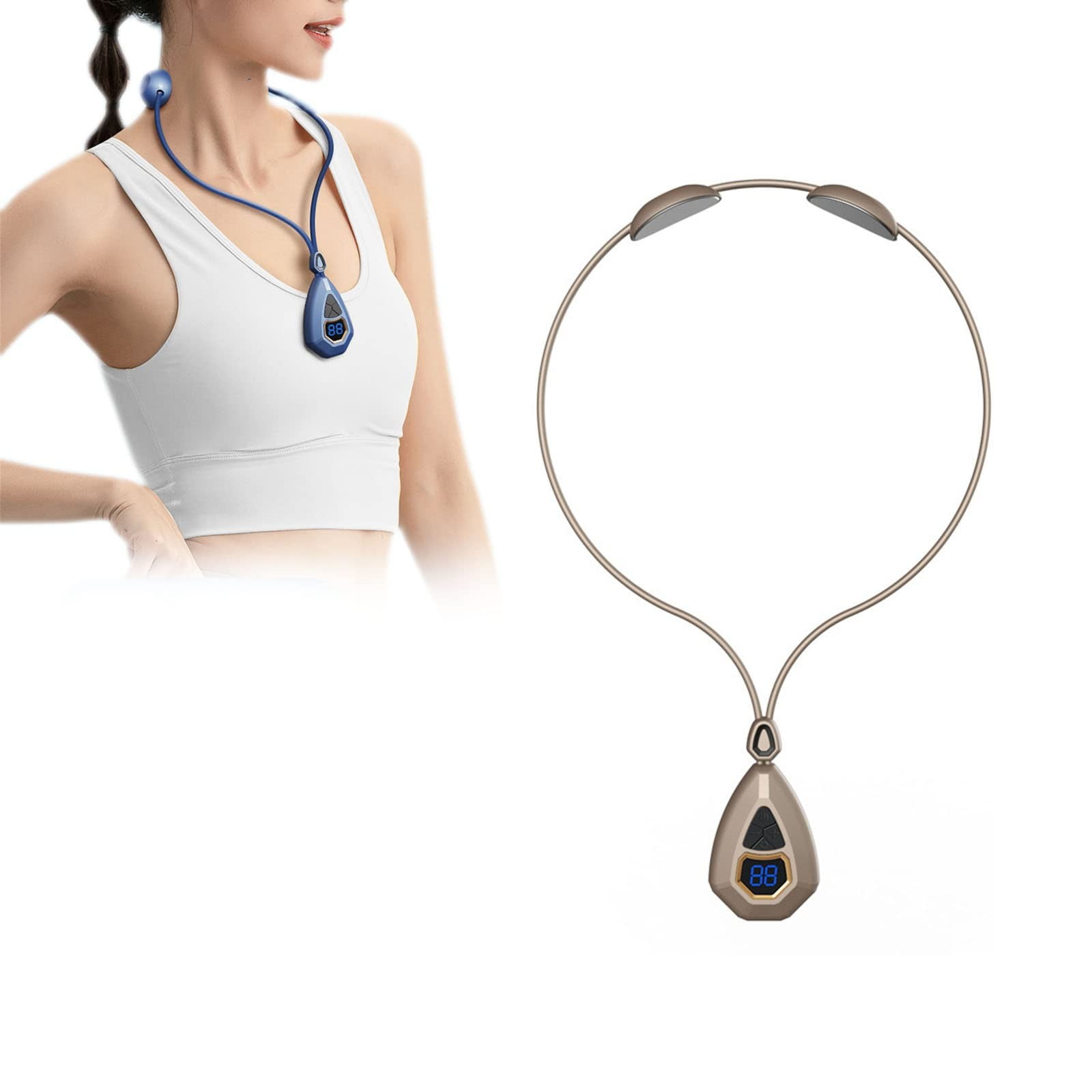 jiacuix EMS- Lymphatic Relief Neck Massage EMS- Portable Lymphatic ...