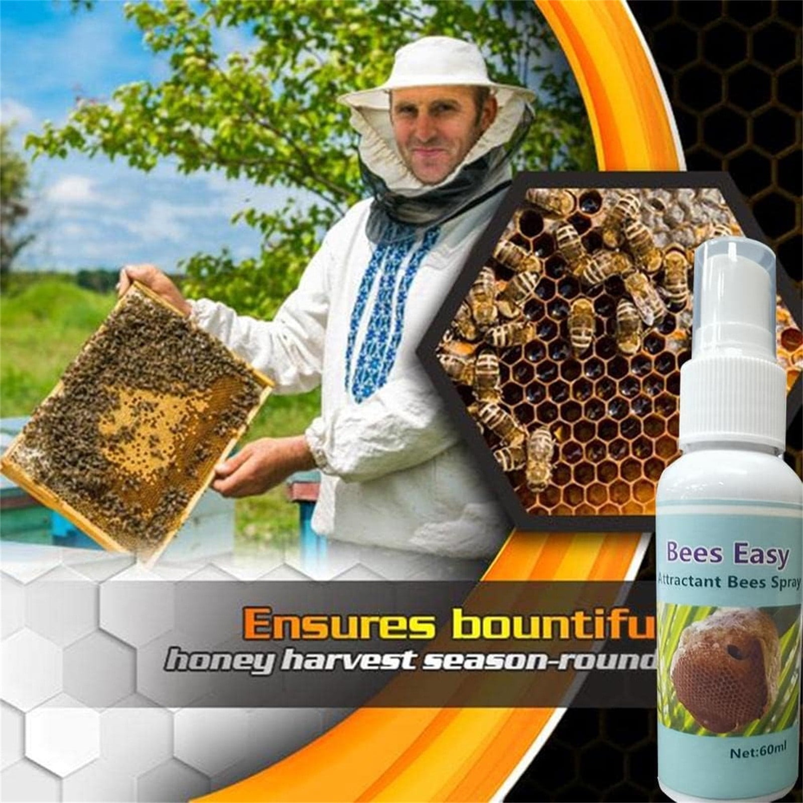 jiacuix Honey Induced Spray, Bee Attractant Spray. Effective And Easy ...