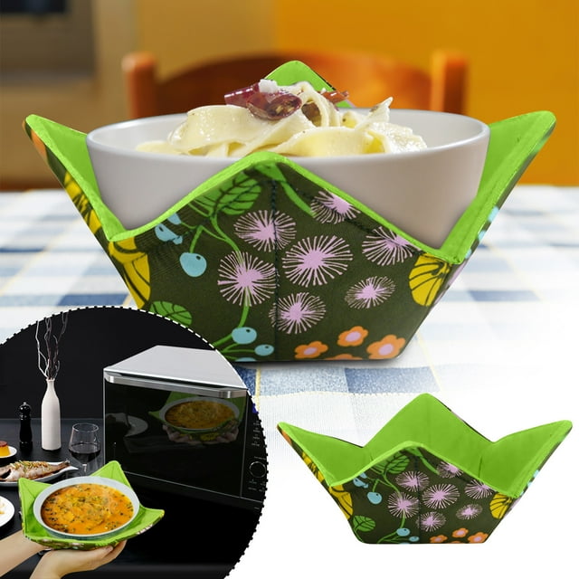 jiacuix Microwave Bowl Cozy Safe Hot Bowl Holder Heat Resistant Bowl ...