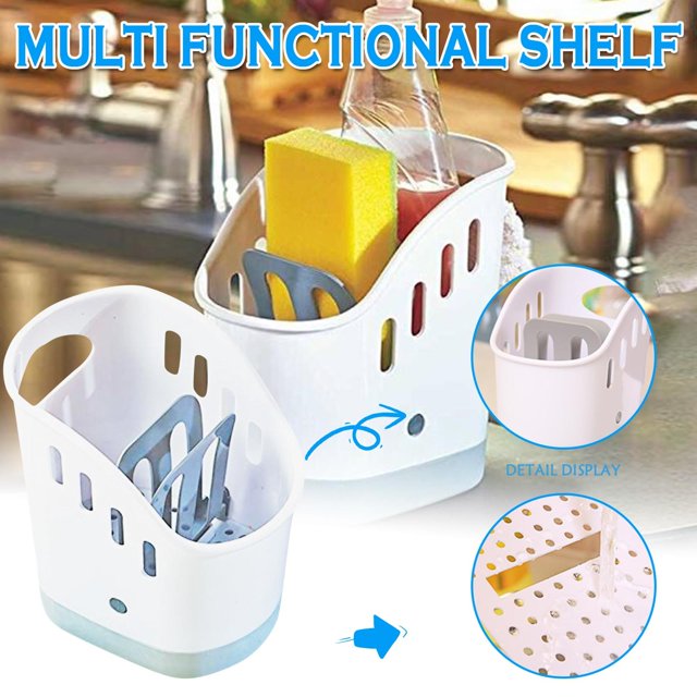 jiacuix Rag Storage Bucket Kitchen Shelf Countertop Storage Box ...