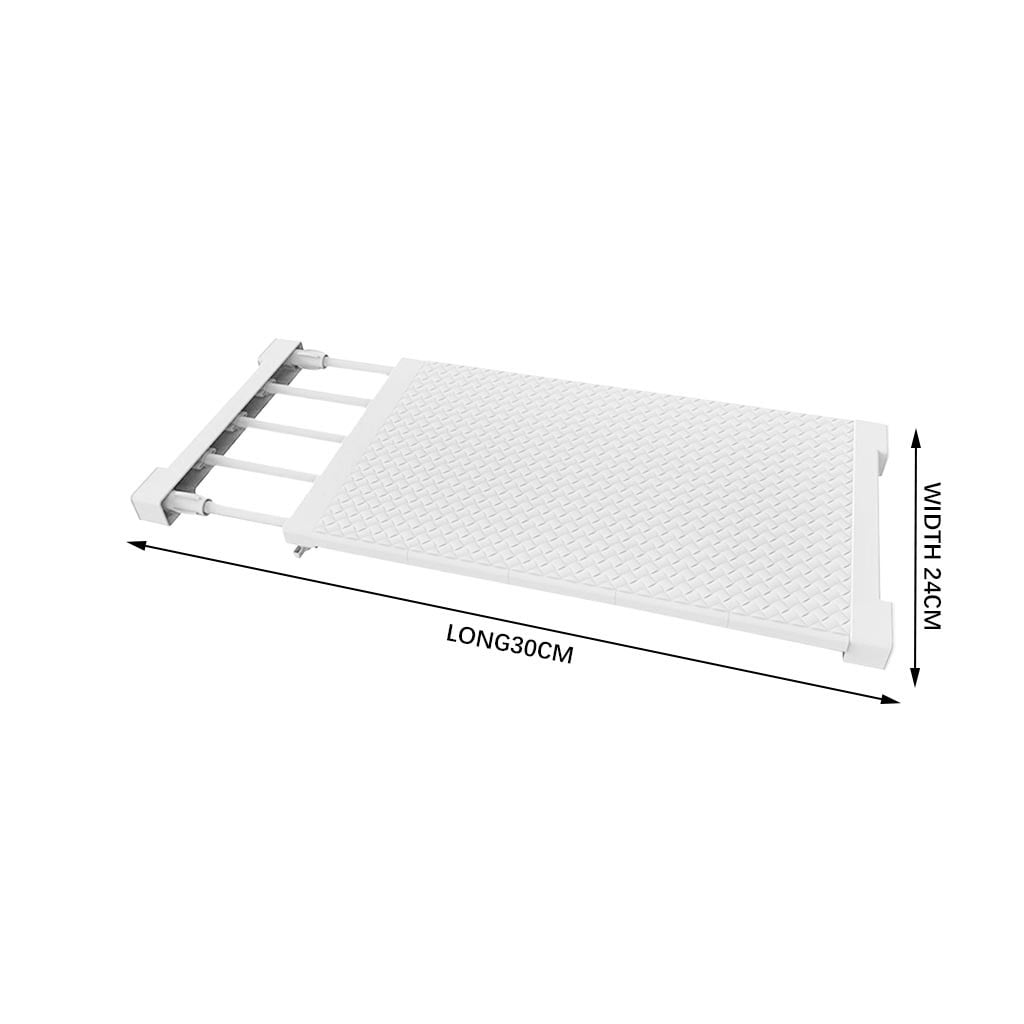 jiacuix Retractable Wardrobe Storage Layered Partitions Of Perforated ...