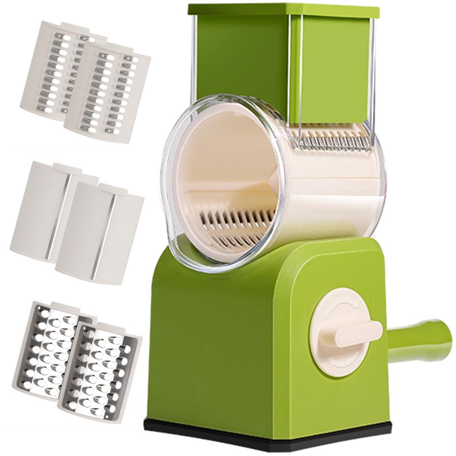 jiacuix Rotary Fruit Grinder, Removable Kitchen Food Chopper, Shredder ...