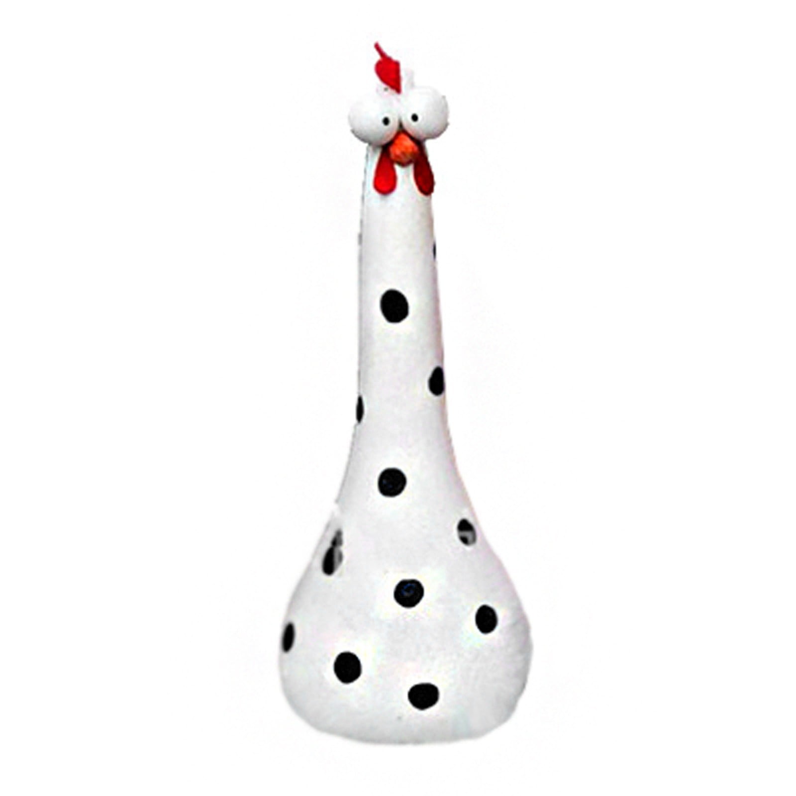 jiacuix Silly Chicken Decor, Resin Chicken Ornaments Outdoor Statues ...