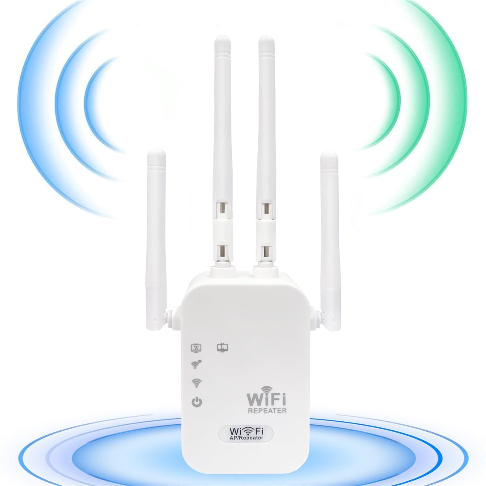 jiacuix WiFi Extender Signal Amplifier, Repeater/Router/AP, 4 Antennas ...