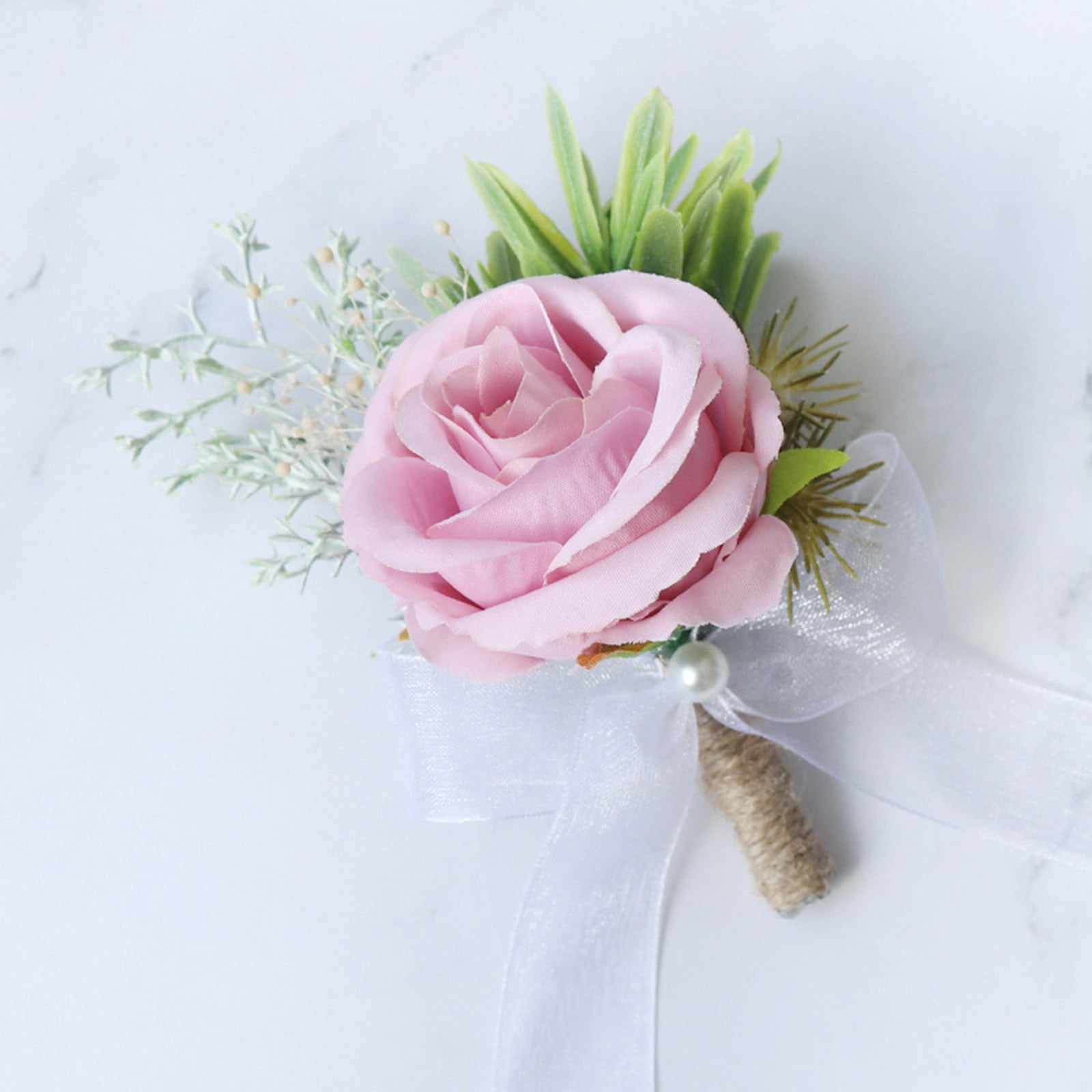 jiacuix Wrist Flowers And Corsages, Bridesmaid Group Decorations ...