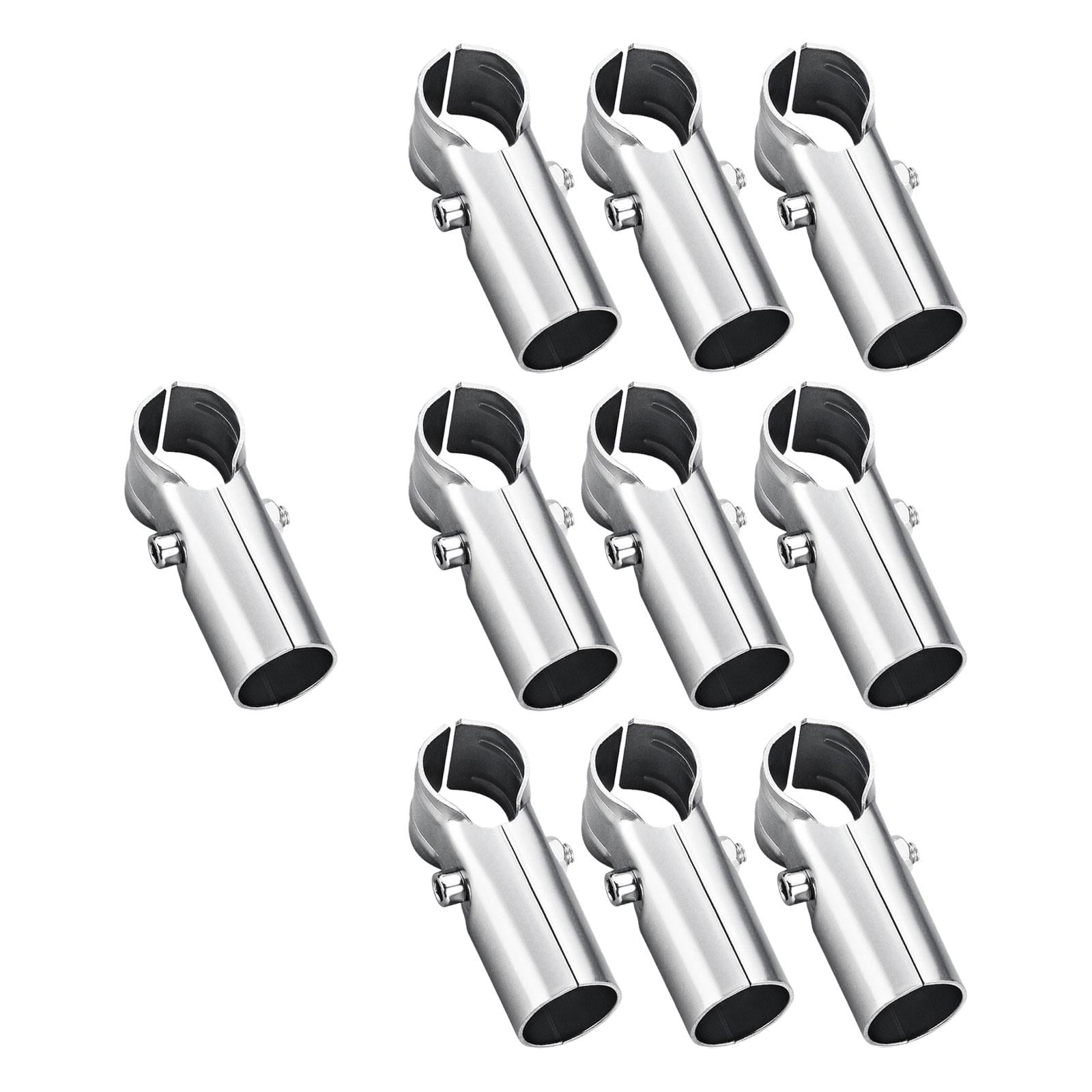 jiaping 10Pcs Stainless Steel Tube Connector 25mm Diameter for Round ...