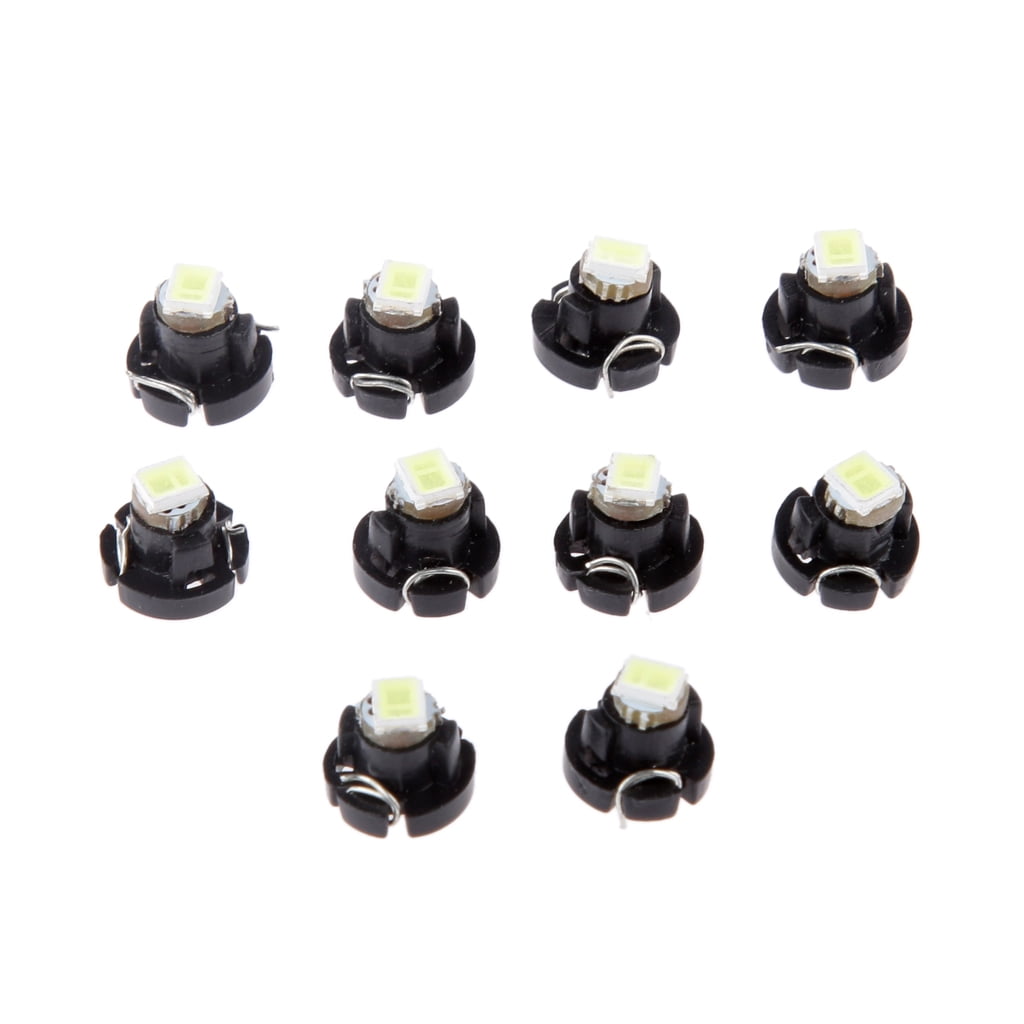 jiaping 10x White Neo Wedge T3 1SMD 5050 LED Car Light Bulbs Climate ...