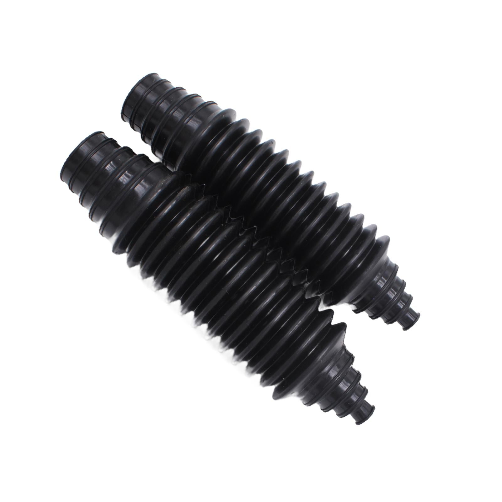 jiaping 2 Pieces Power Steering Rack Boot Black Steering Gear Dust ...