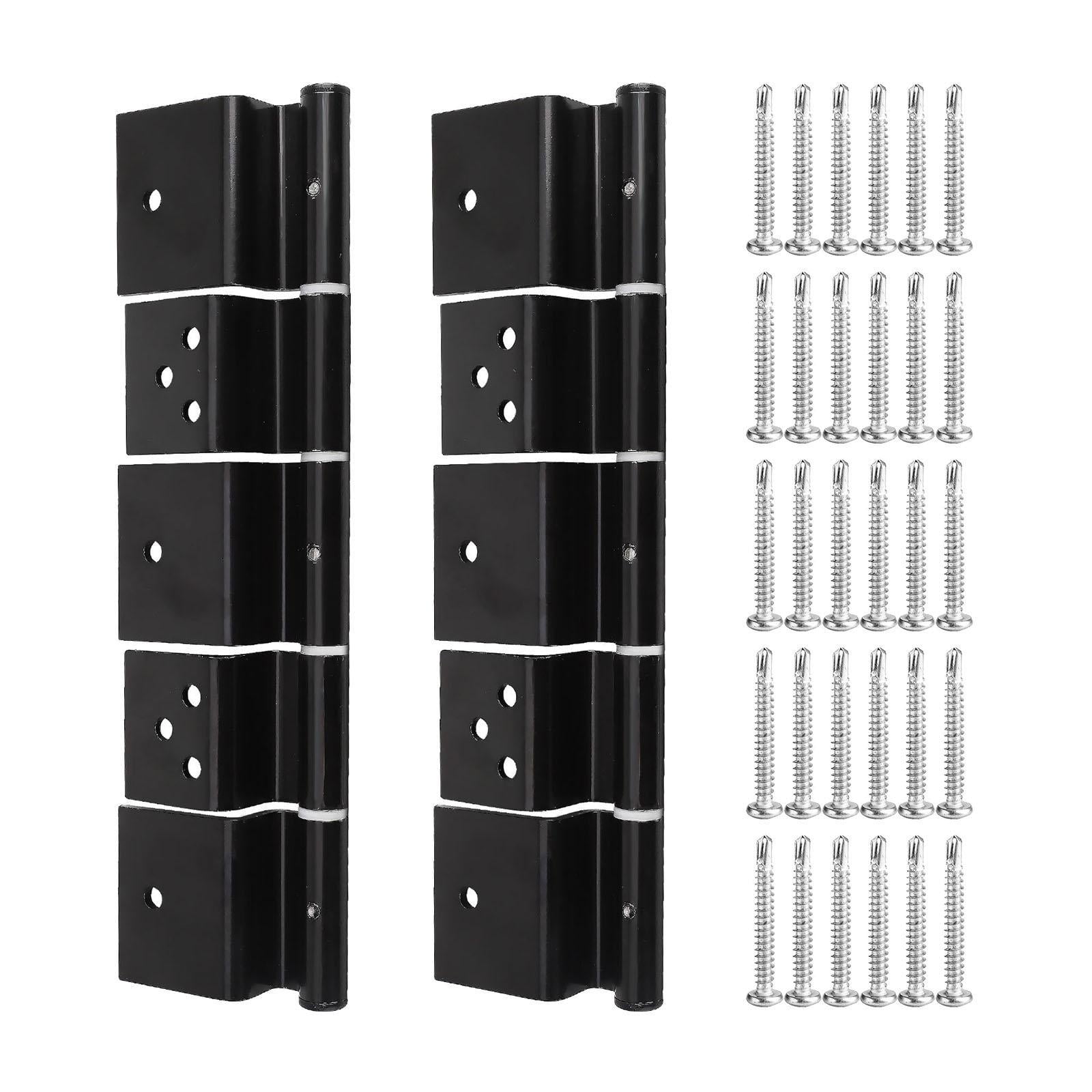 jiaping 2Pcs Black 5 Leaves RV Entry Door Friction Hinge Set for s ...