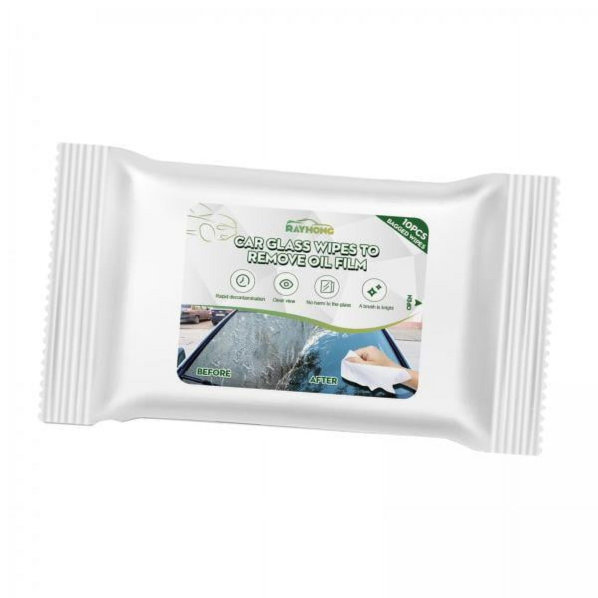 jiaping 2x10Pcs Multifunctional Cars Glass Wipe Oil Film Remover for ...