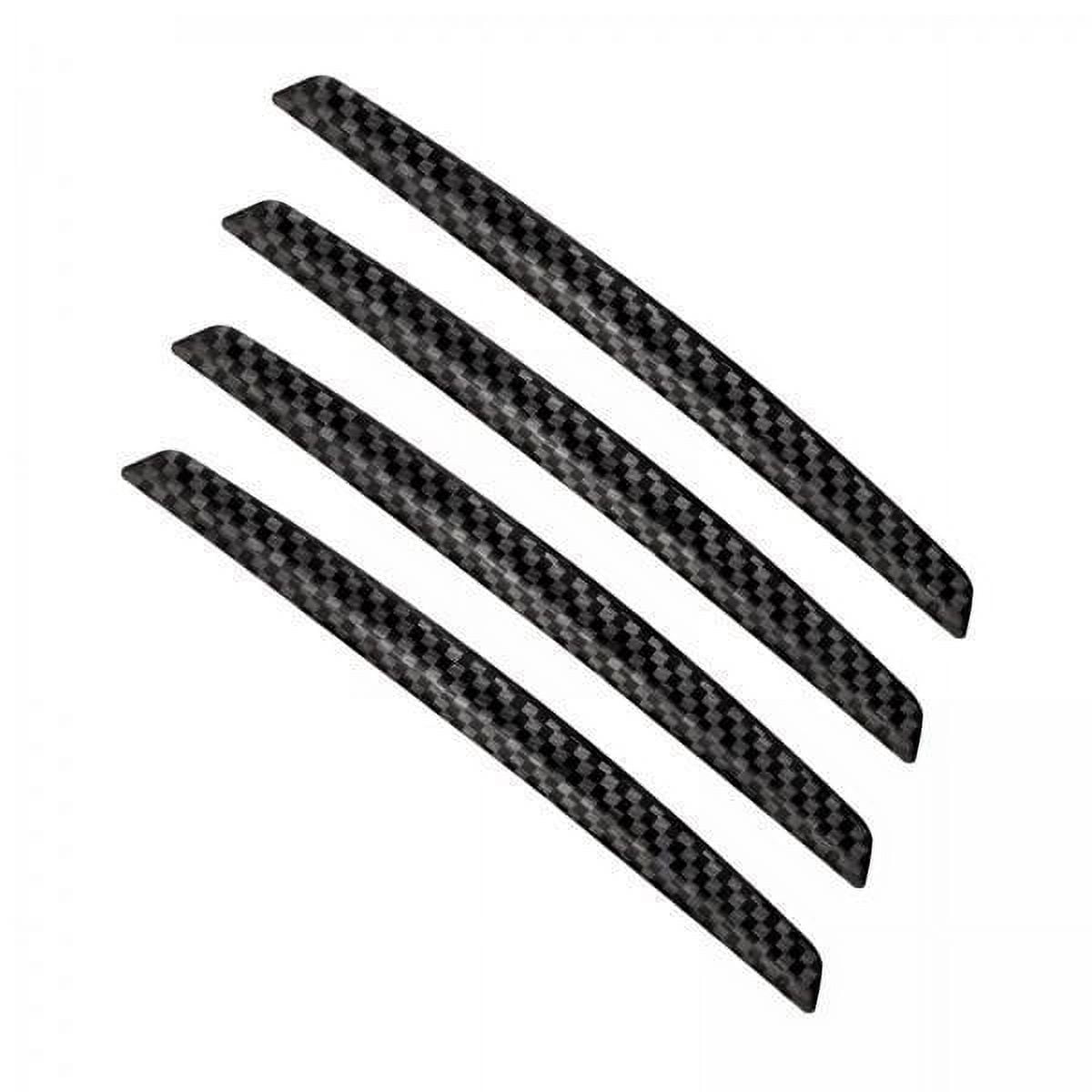 jiaping 2x4Pcs Universal Door Edge Guards Side Door Protection Stickers for Vehicle , Black, 3 ...