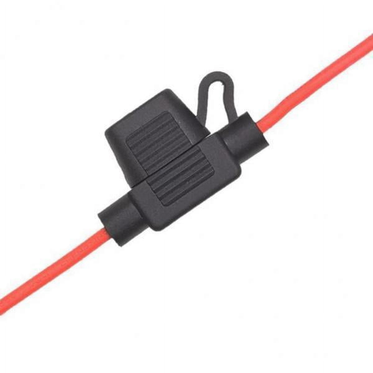 jiaping 2xFuse Holder 11.81 Inches Long 20A Versatile Damp Easy Installation 32VDC 14 AWG Wire ...