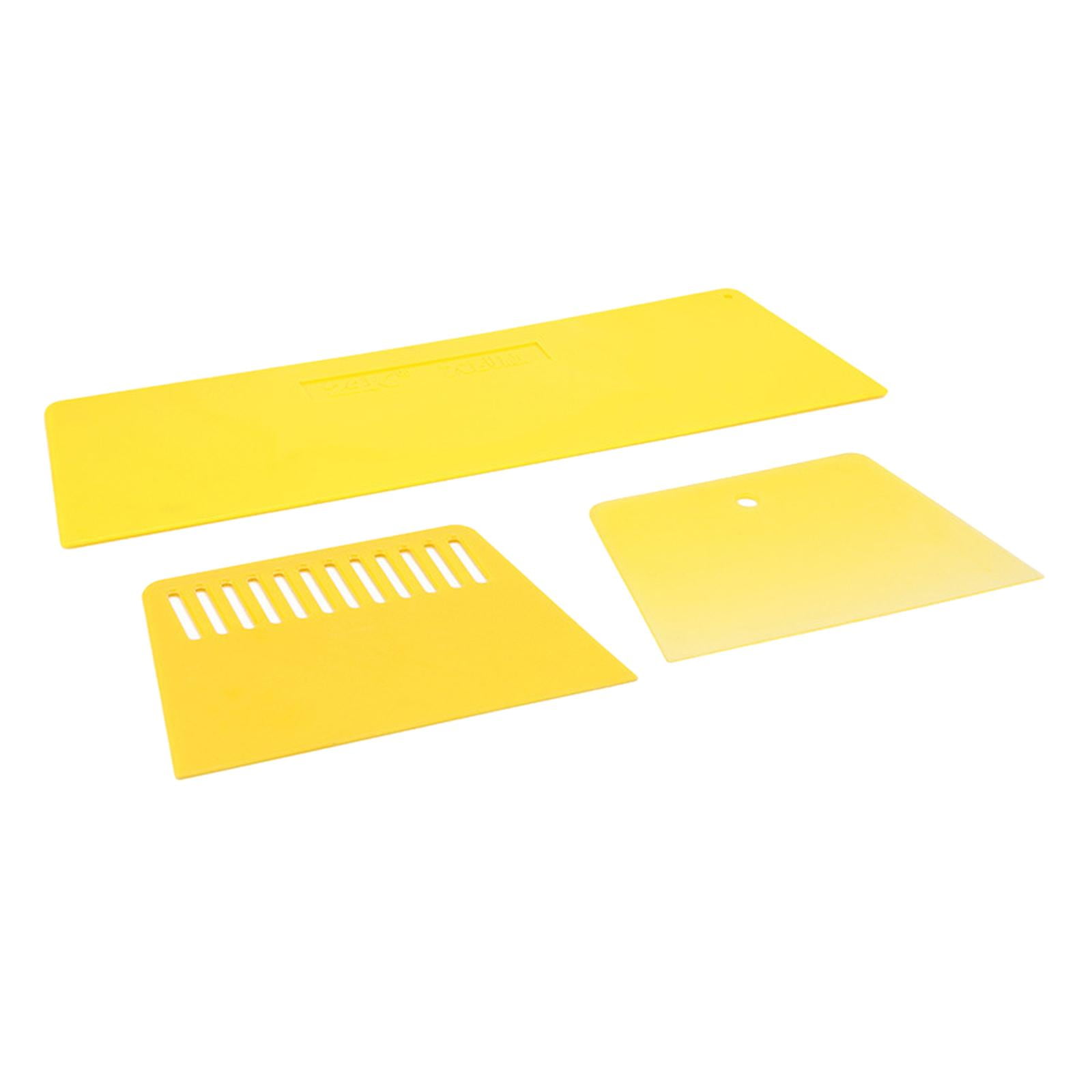 jiaping 3 Pieces Auto Body Filler Spreaders Putty Tool Flexible Edge ...