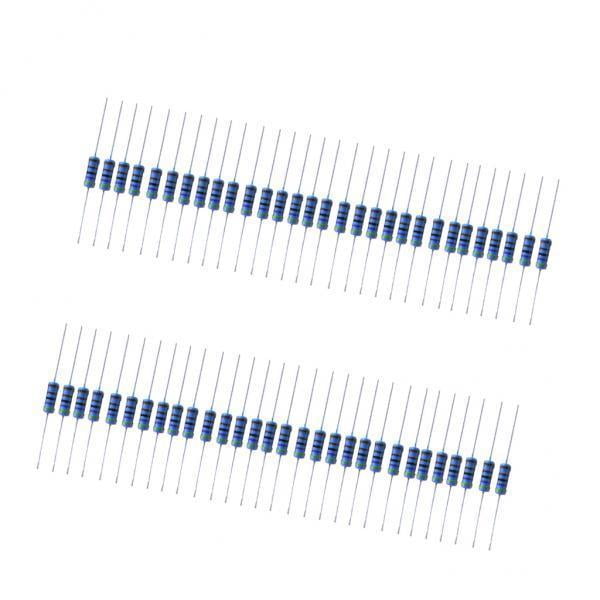jiaping 3x50 Pieces 1W 1 Watt Metal Film Resistor 1 Tolerance 4.7K Ohm ...
