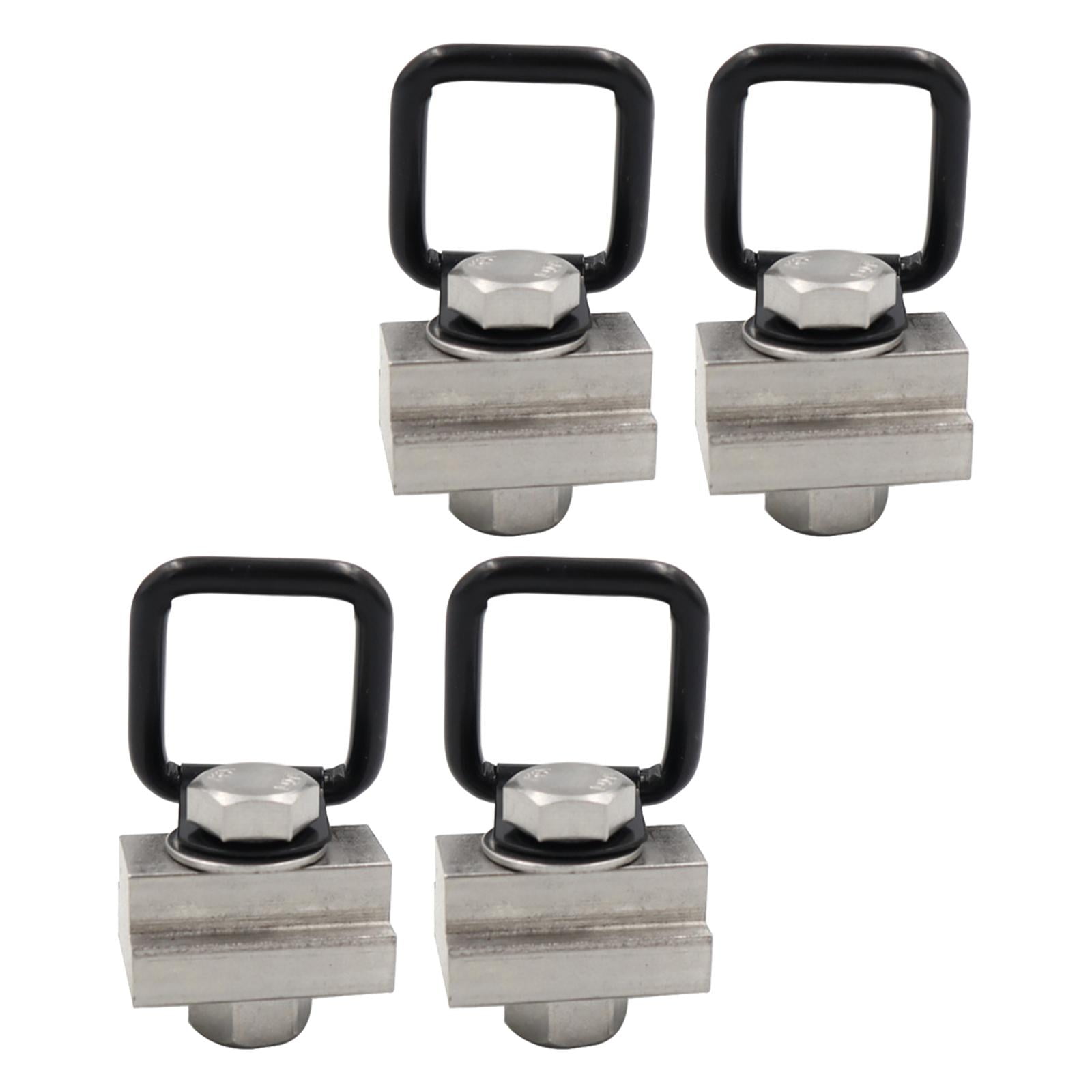 jiaping 4 Pieces Bed Rail T Slot Nuts Cleat Tie Down Deck Rail Tie ...