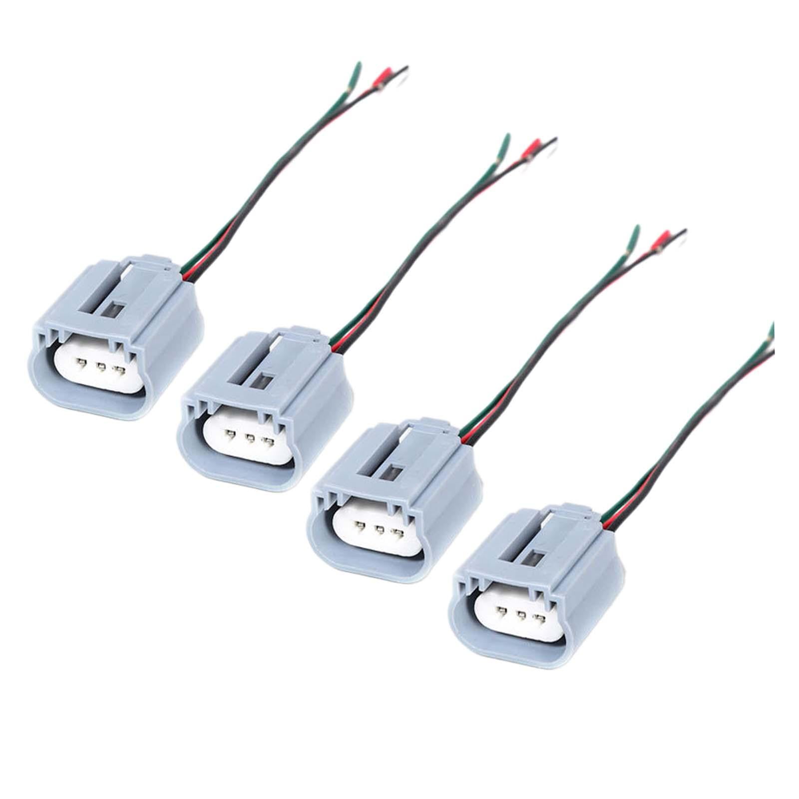 jiaping 4 Pieces Connector Wire Adapter Lamp Socket for H13 Female Plug ...