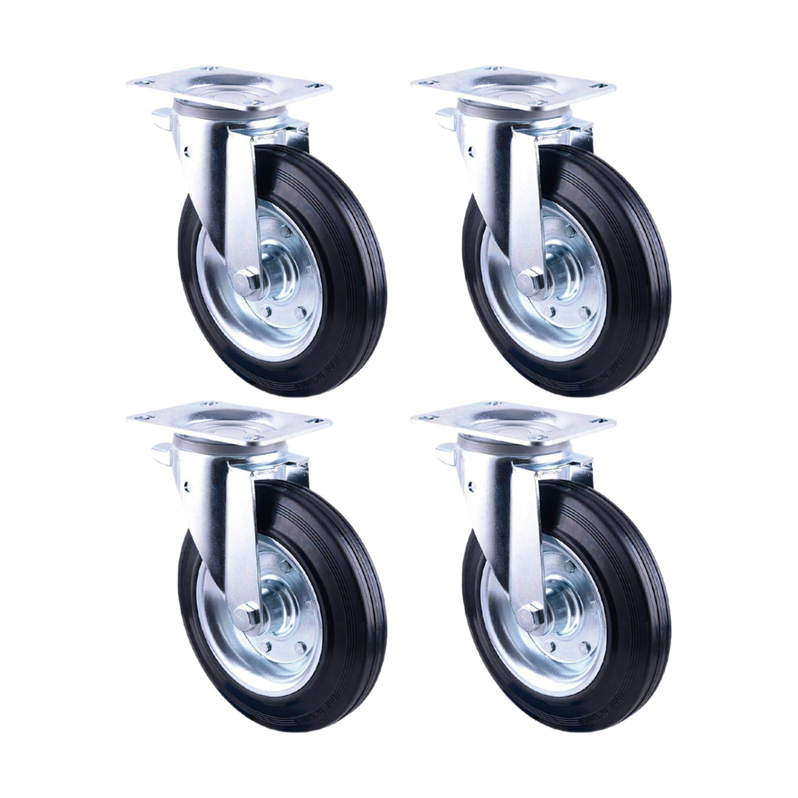 jiaping 4 Pieces Trash Bin Replacement Casters Smooth Repair Parts ...