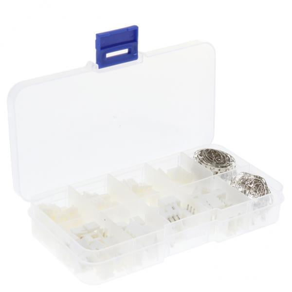 jiaping 4x250Pcs 2.54mm JST- 2/3/4 Pin Housing Male/Female Pin Head ...