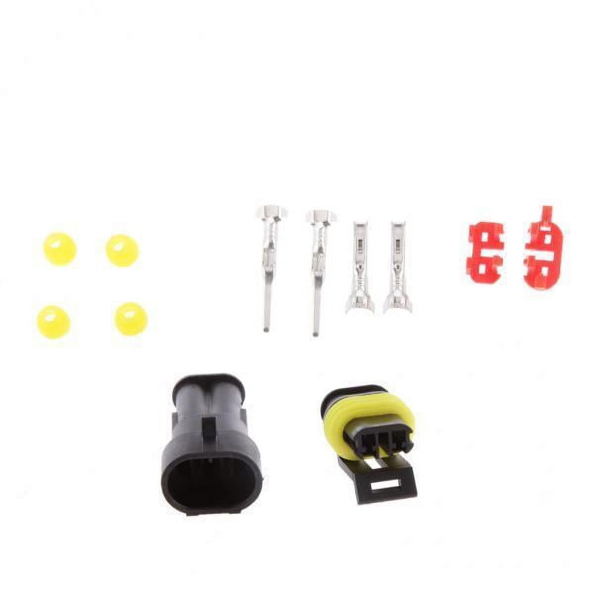jiaping 4xCar 2 Pin Way Waterproof Connector Plug for Terminals ...