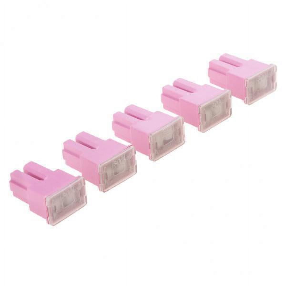 jiaping 5x 5 Pieces Car -S Standard Female Push In Fuses 30AMP 32V Pink ...